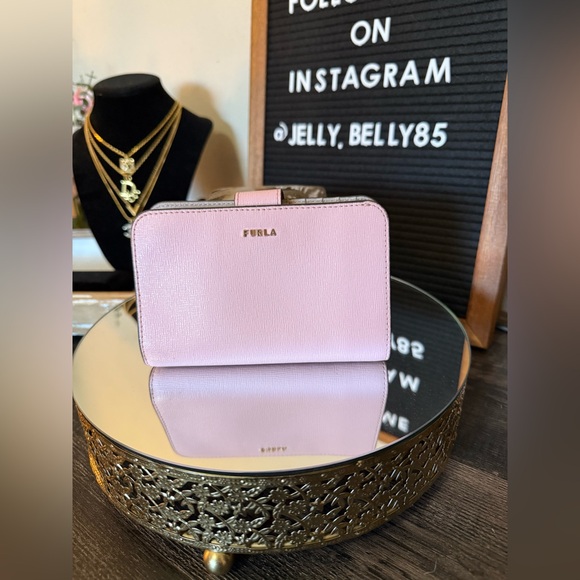 Furla | Bags | Furla Pink Wallet Minimalist Design | Poshmark